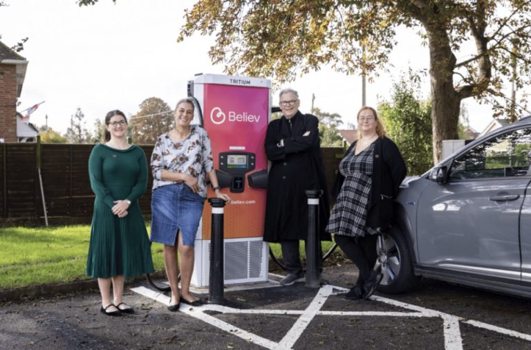 Believ installs EV charge points for Somersham Parish Council ...