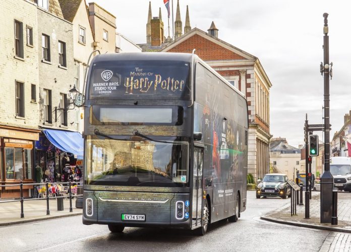 Yutong electric bus for AirSym Harry Potter tour transport ...
