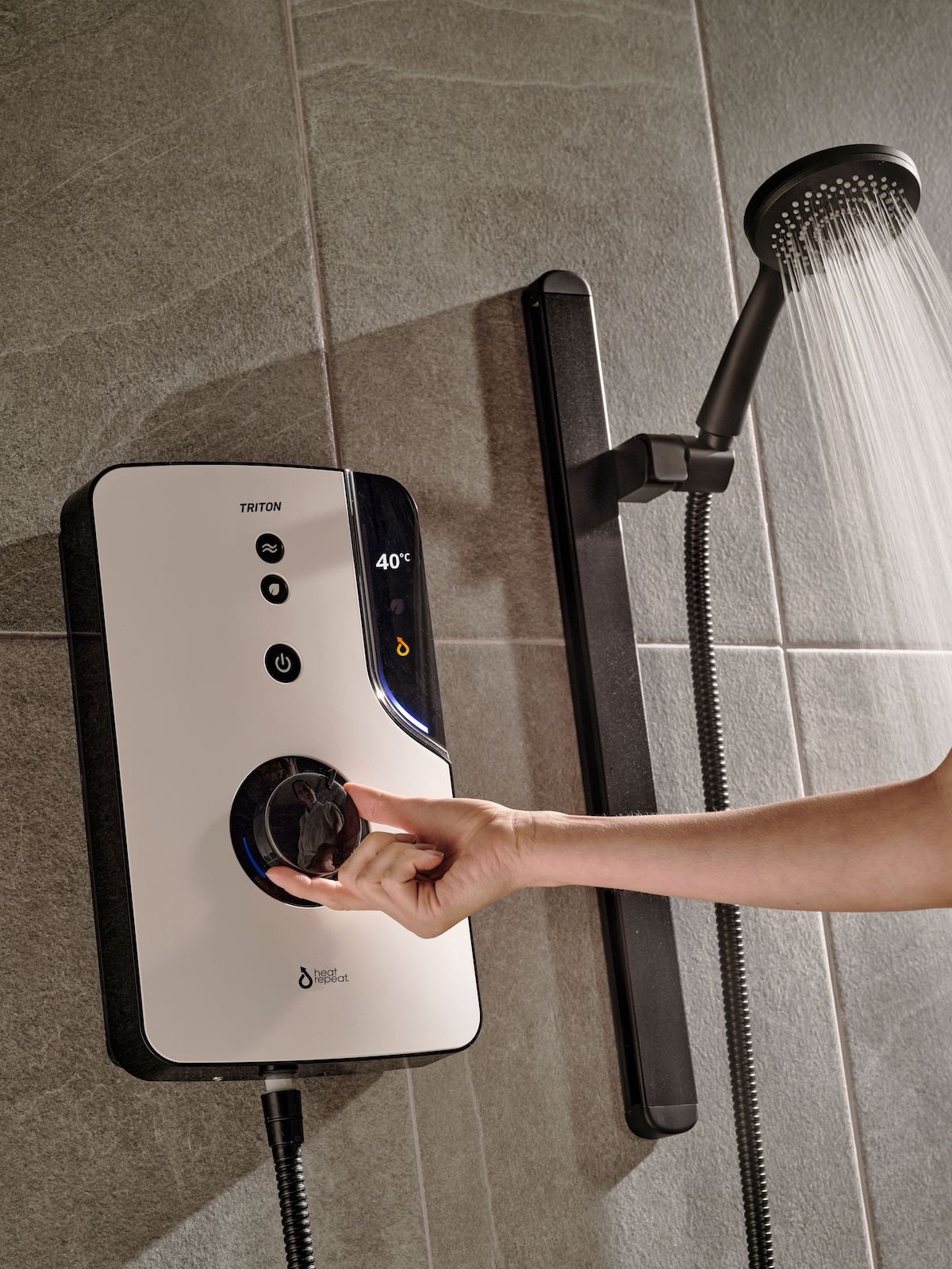 Triton Showers’ first electric shower compatible with Waste Water Heat ...